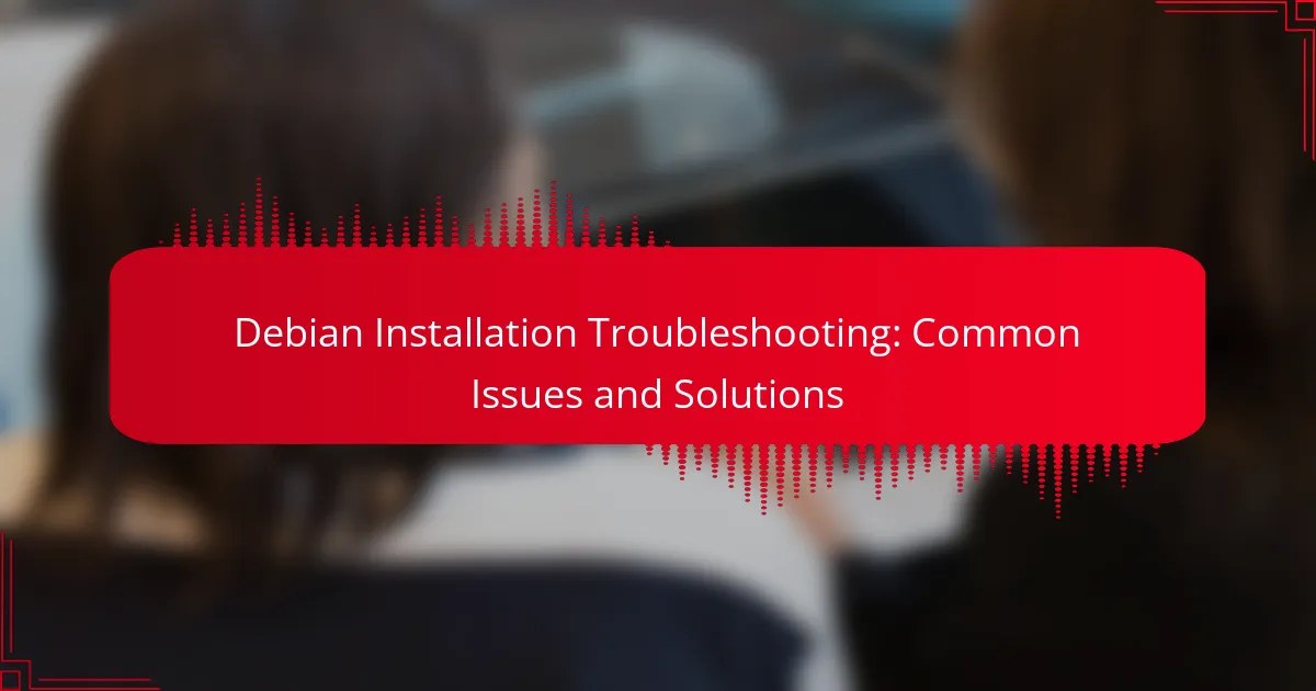 Debian Installation Troubleshooting: Common Issues & Solutions Guide