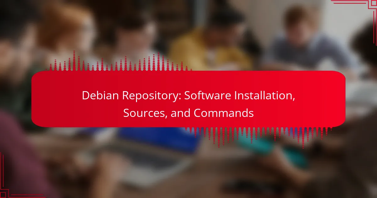 Debian Repository: Install Software, Commands, and Configuration Guide